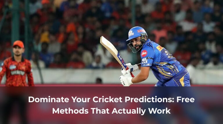 Dominate Your Cricket Predictions: Free Methods That Actually Work - Free IPL Tips